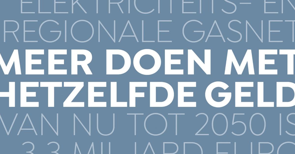 Uit Net NL#34: Meer doen met hetzelfde geld | Netbeheer Nederland